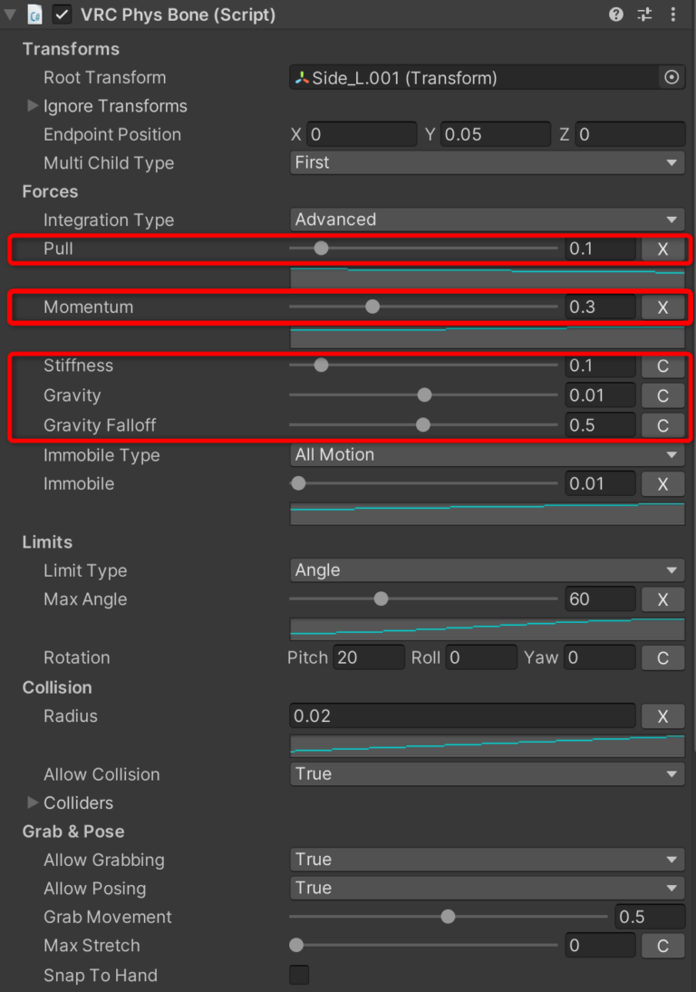 【VRChat】アバターの髪型を変更する方法と、PhysBoneの簡単な解説！ | こはろぐ